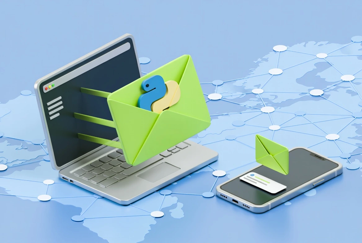How to Send Emails with Python (Gmail & Outlook) in 2026 📨 - LogicPy
